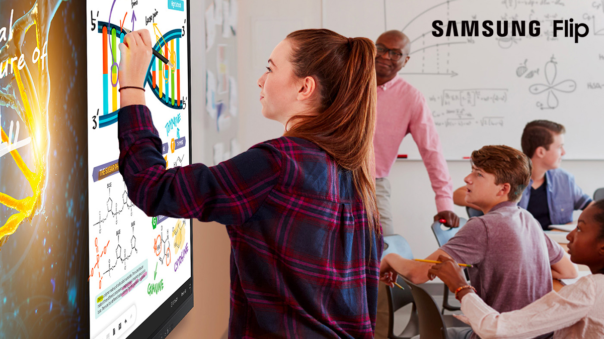 Oltre la LIM con il display interattivo Samsung Flip - Scuola.net